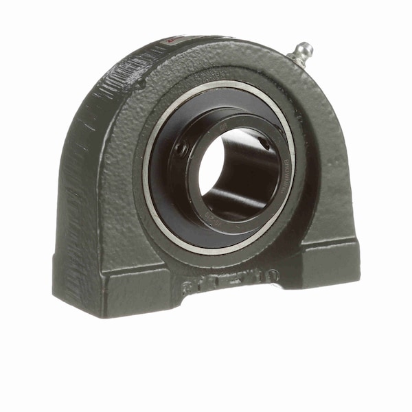 Browning Mounted Cast Iron Tapped Base Pillow Block Ball Bearing 52100 Bearing Steel Setscrew